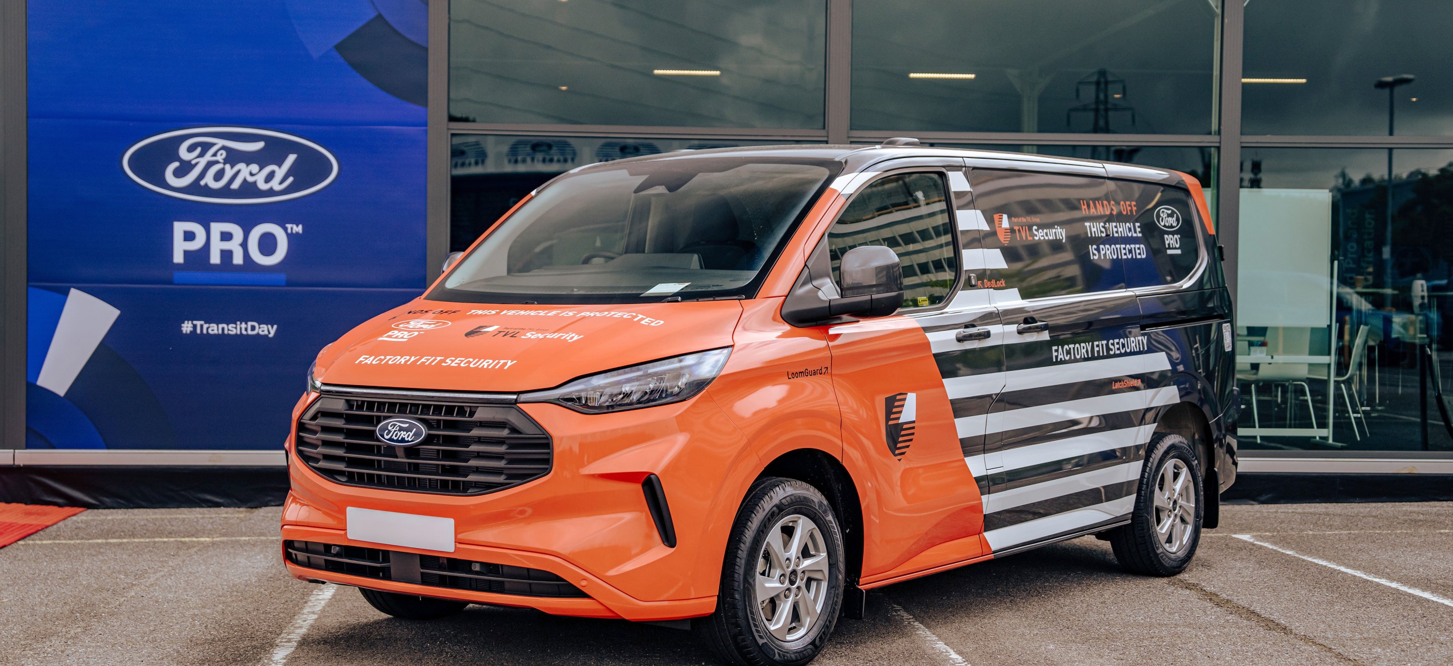 TVL Security delivers new load area-only factory-fit Ford Pro security ...